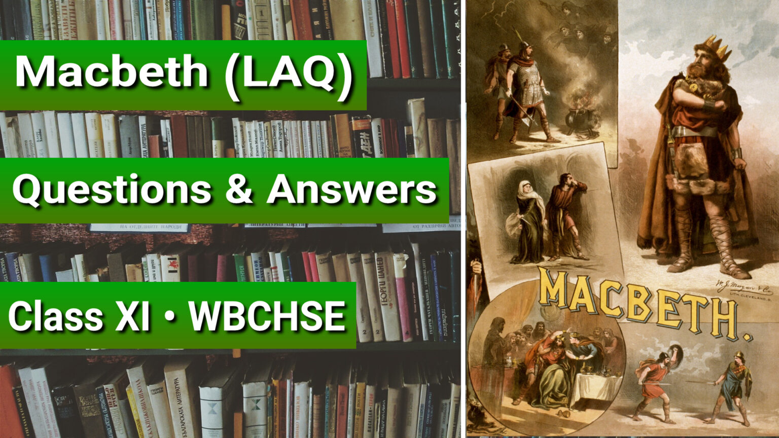 Macbeth - Questions and Answers (L.A.Q), Class XI, Tales of Shakespeare ...